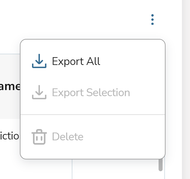 Bulk Export of Records – SureCloud Platform